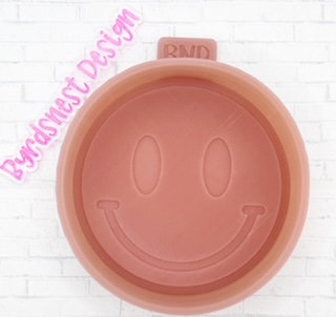Smiley Face - Silicone Mold for Freshies, Candles, Aroma Beads, Freshie ...