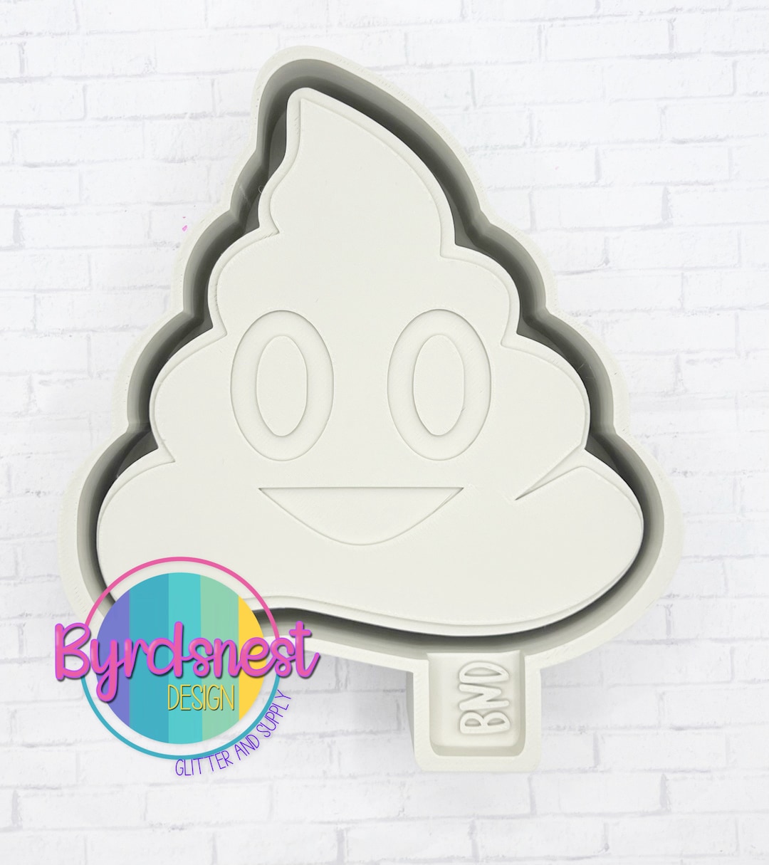 Poo Emoji - Silicone Mold for Freshies, Candles, Aroma Beads, Freshie ...