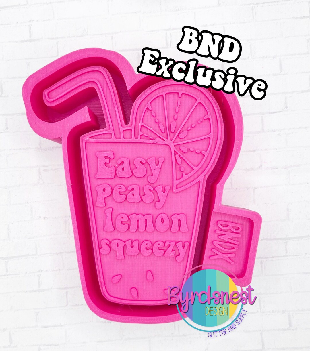 Easy Peasy Lemon Squeezy - Silicone Mold for Freshies, Candles, Aroma ...
