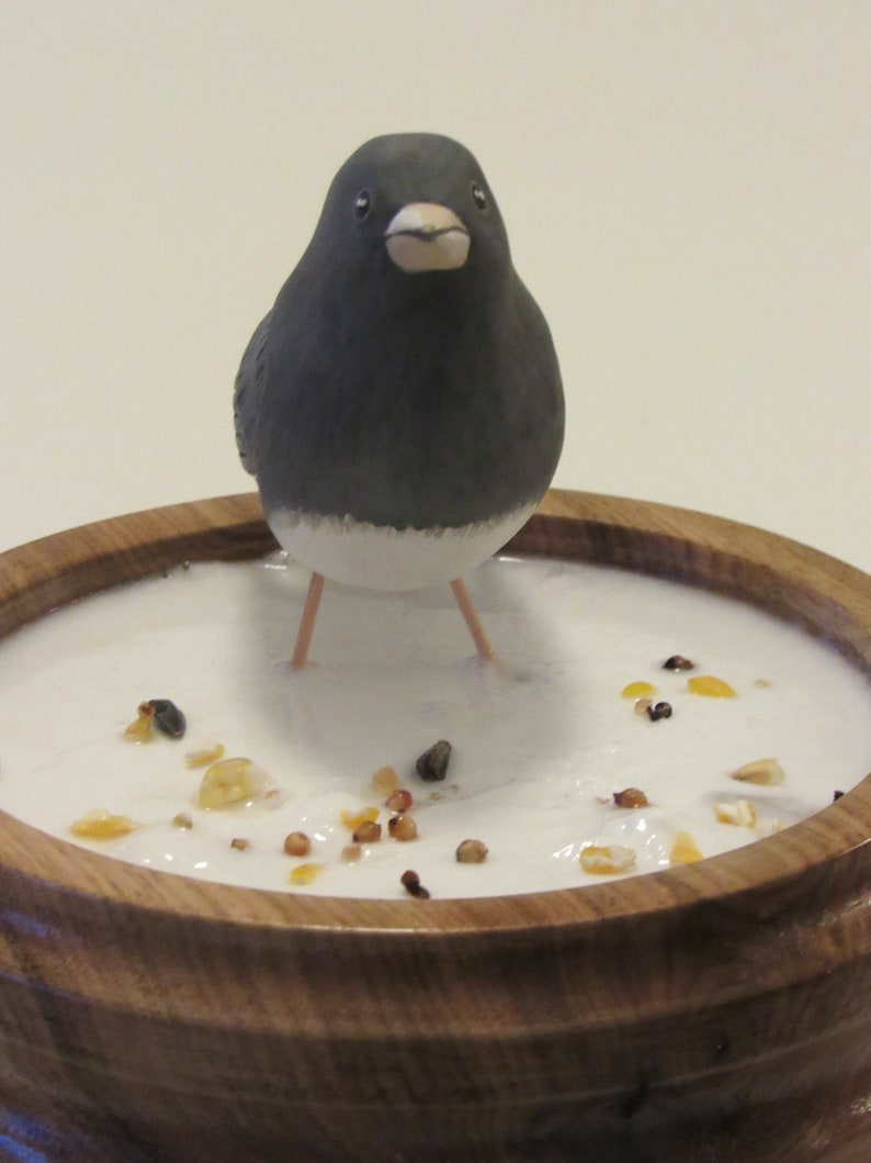 Hand Made Hand Carved Life Size Male Dark Eyed Junco - Etsy