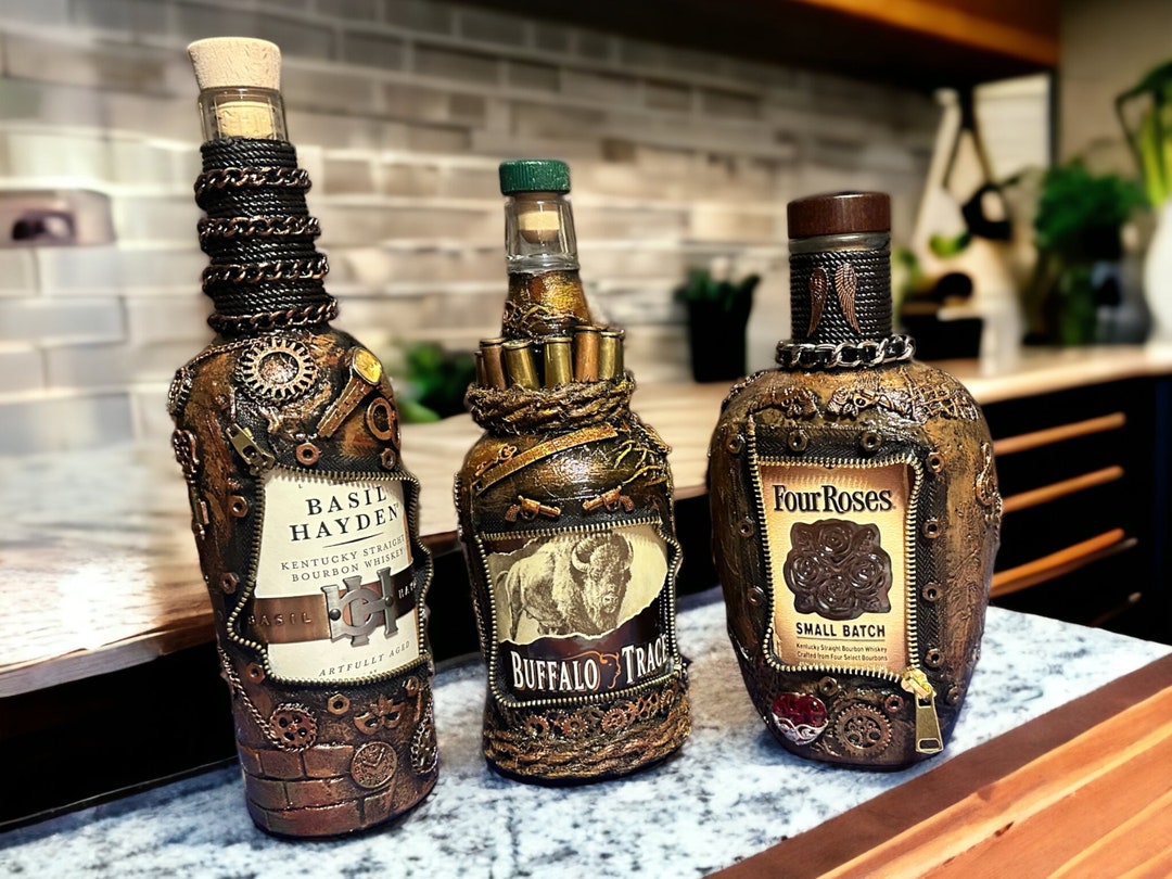 Steampunk Art Bottle - Etsy