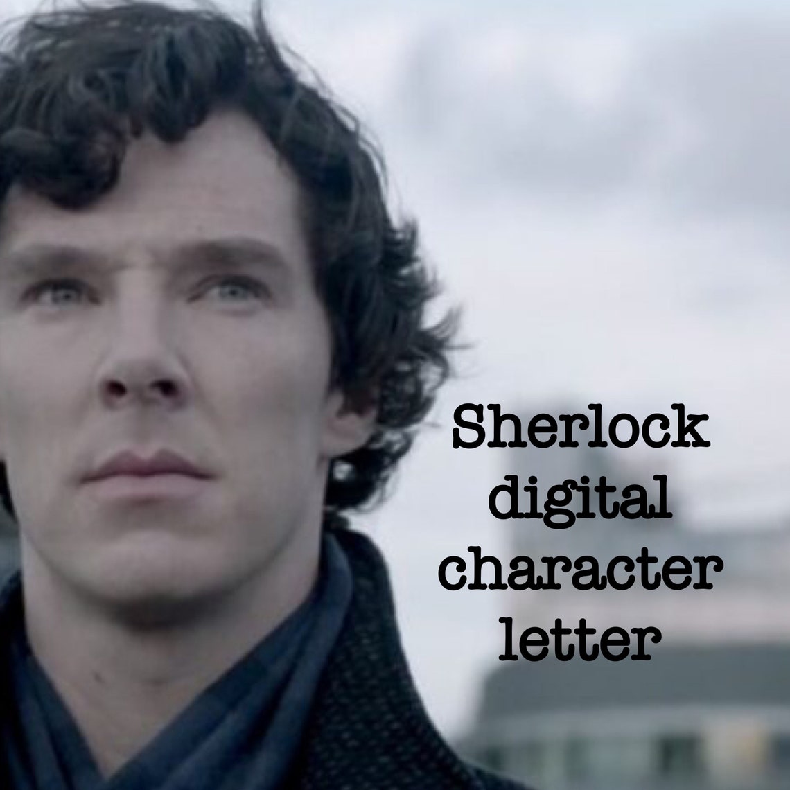 Digital Sherlock Character Letter - Etsy