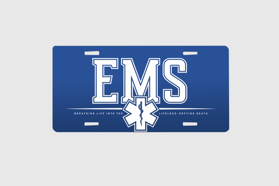 EMS License Plate - Etsy