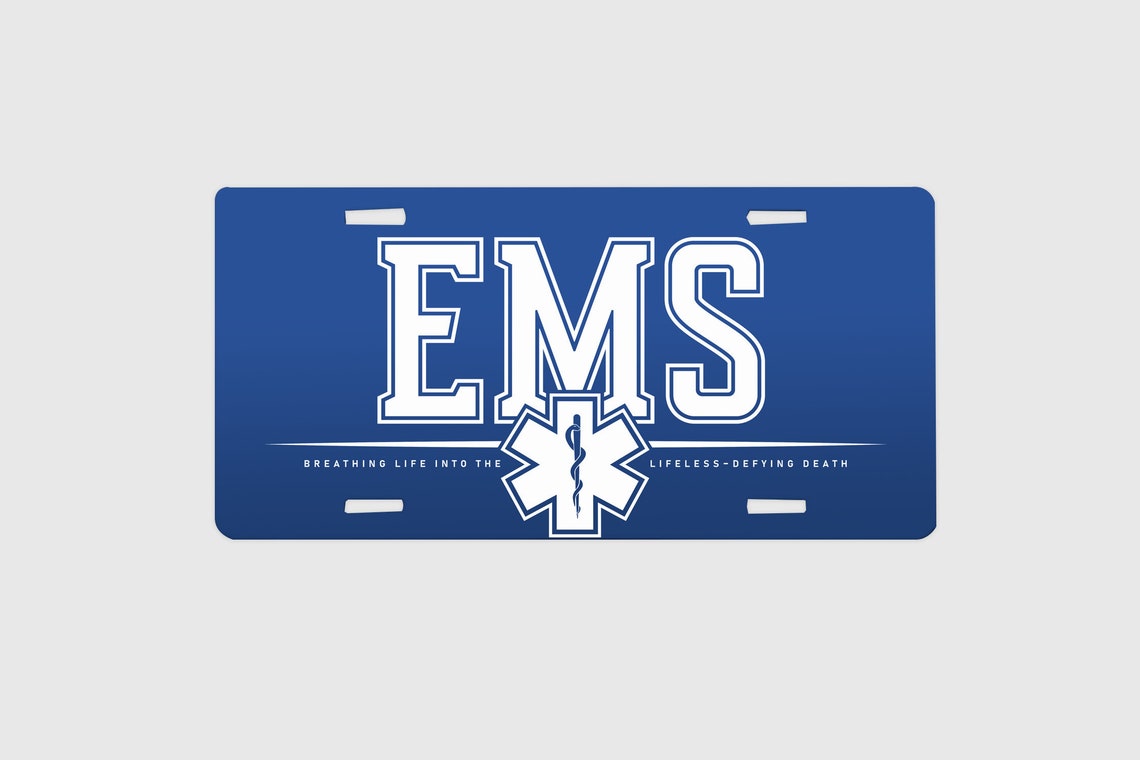 EMS License Plate - Etsy