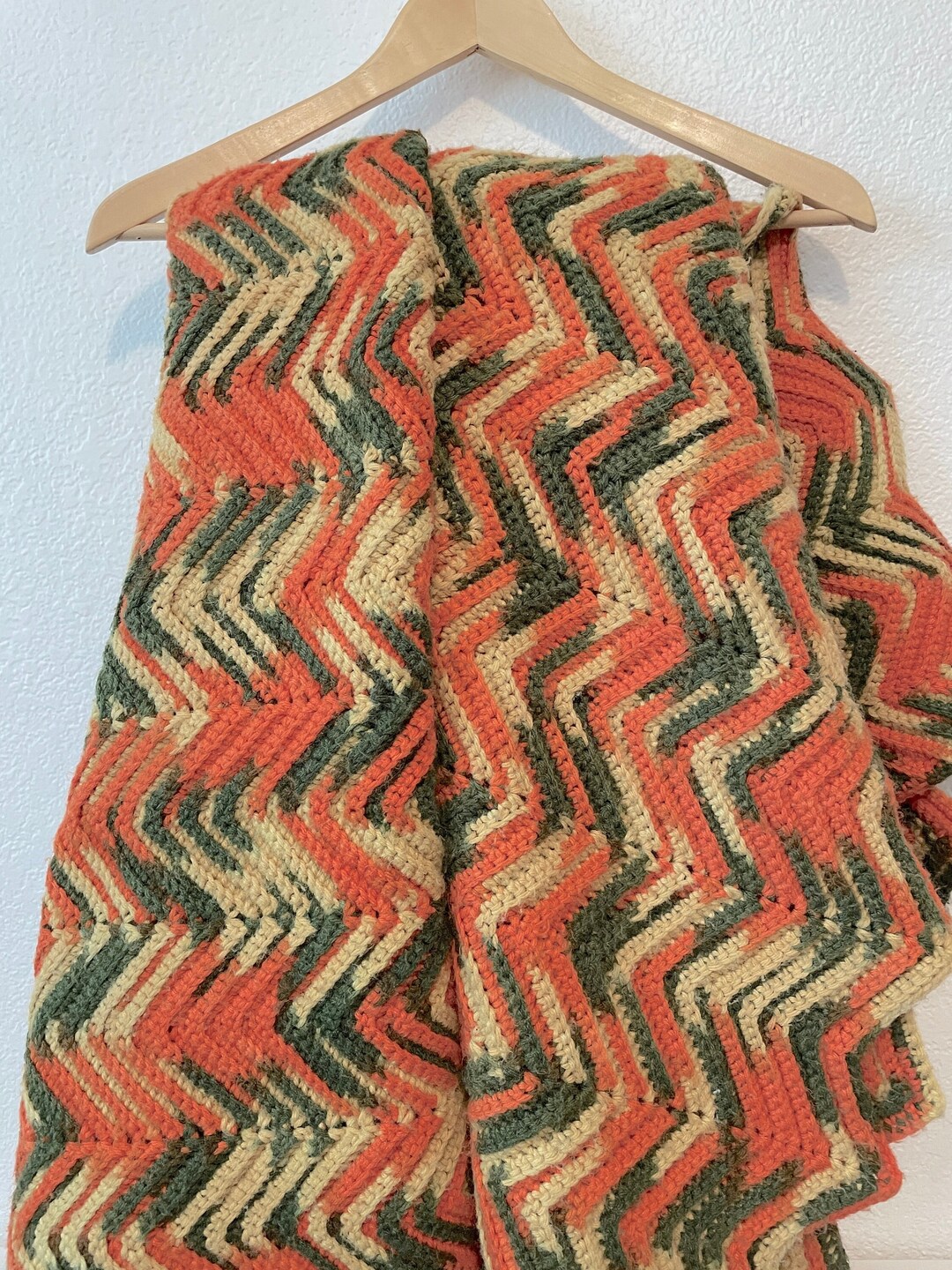 Vintage Afghan Afghan Bedspread Handmade Afghan Bedroom - Etsy