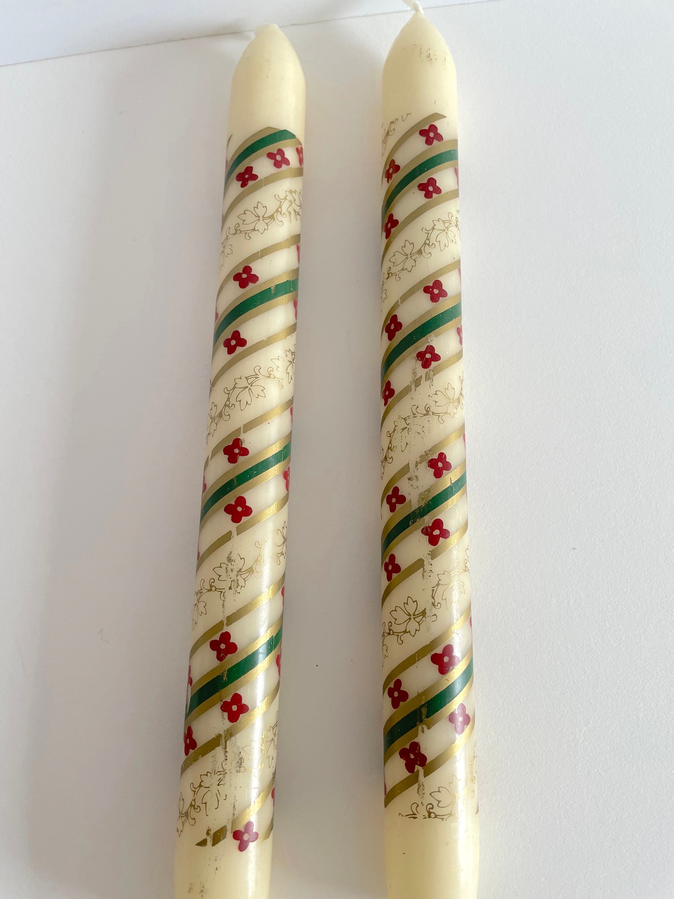 Vintage Candles Decorative Candles Vintage Taper Candles - Etsy