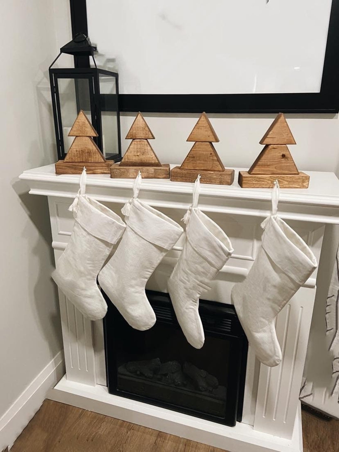 Special Walnut Stocking Holder | Stocking | Home Decor | Christmas Tree ...