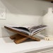 Open Book Display | Wood Book Display | Wood Book Stand | Recipe Book ...