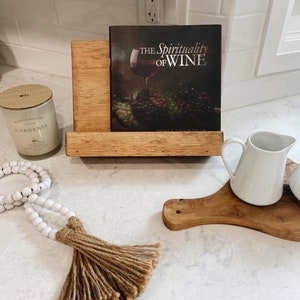 Black Wooden Cookbook Stand Recipe Stand Wooden Cooking Bookstands ...