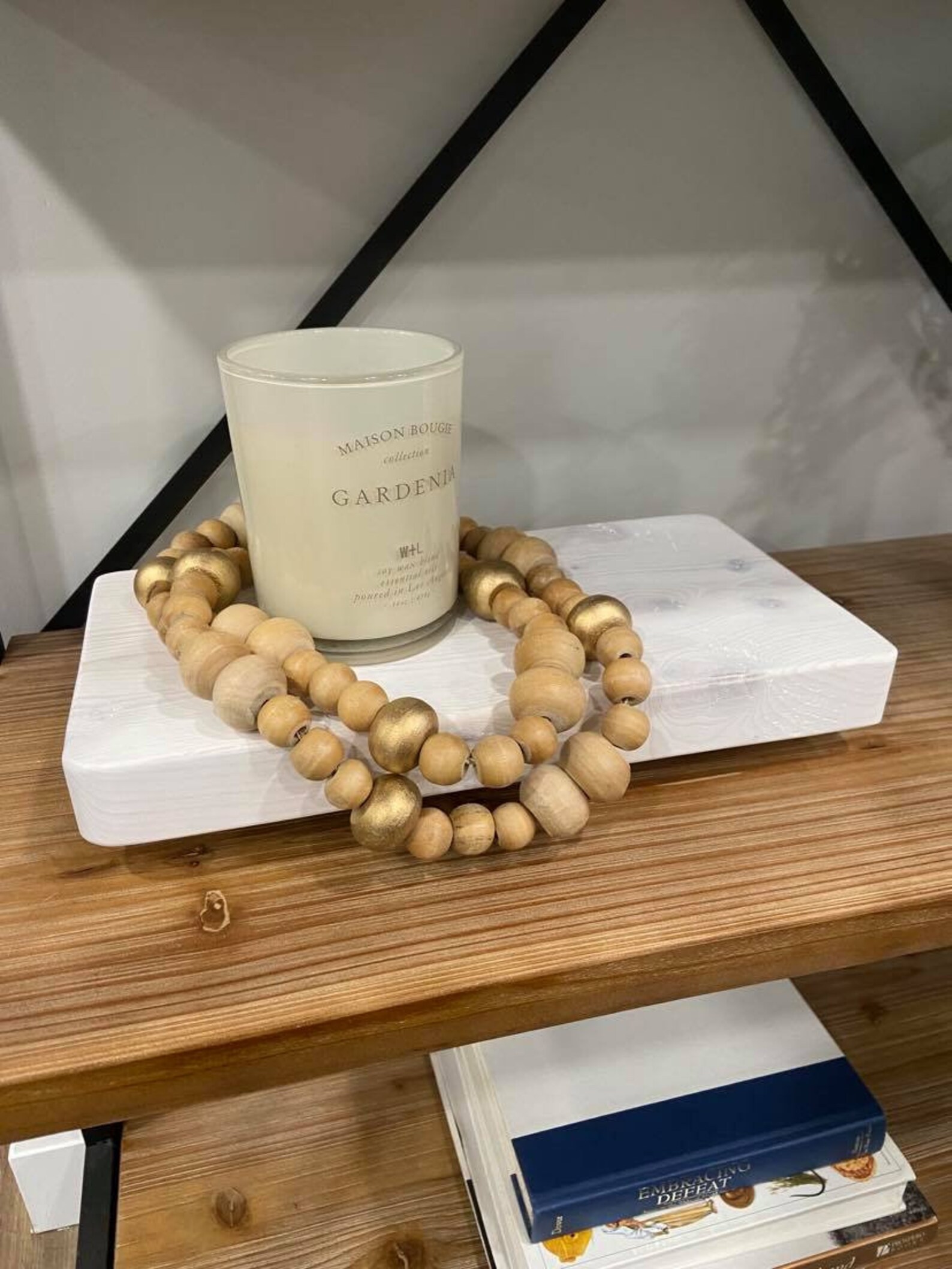 White-washed Counter Wooden Tray Rectangle Wooden Riser | Etsy