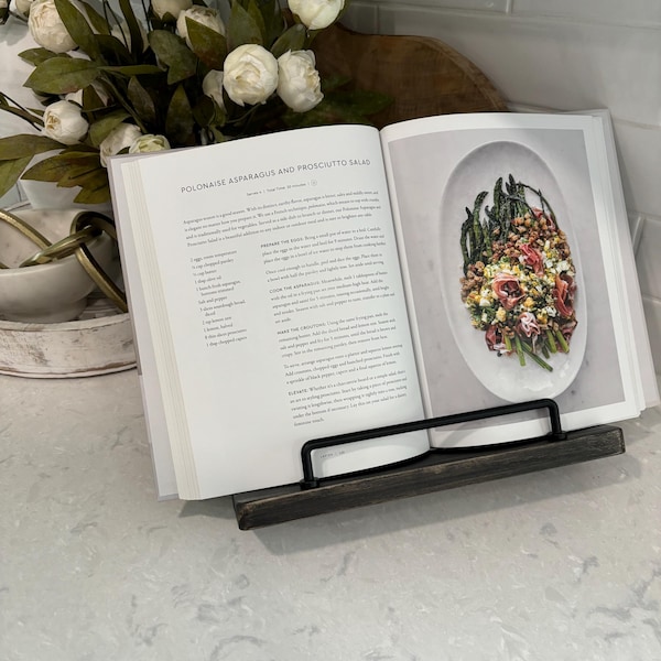 Cook Book Stand - Etsy