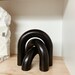 Decorative Wood Arch Object | Set of 3 Arch Sculpture Set | Handmade ...