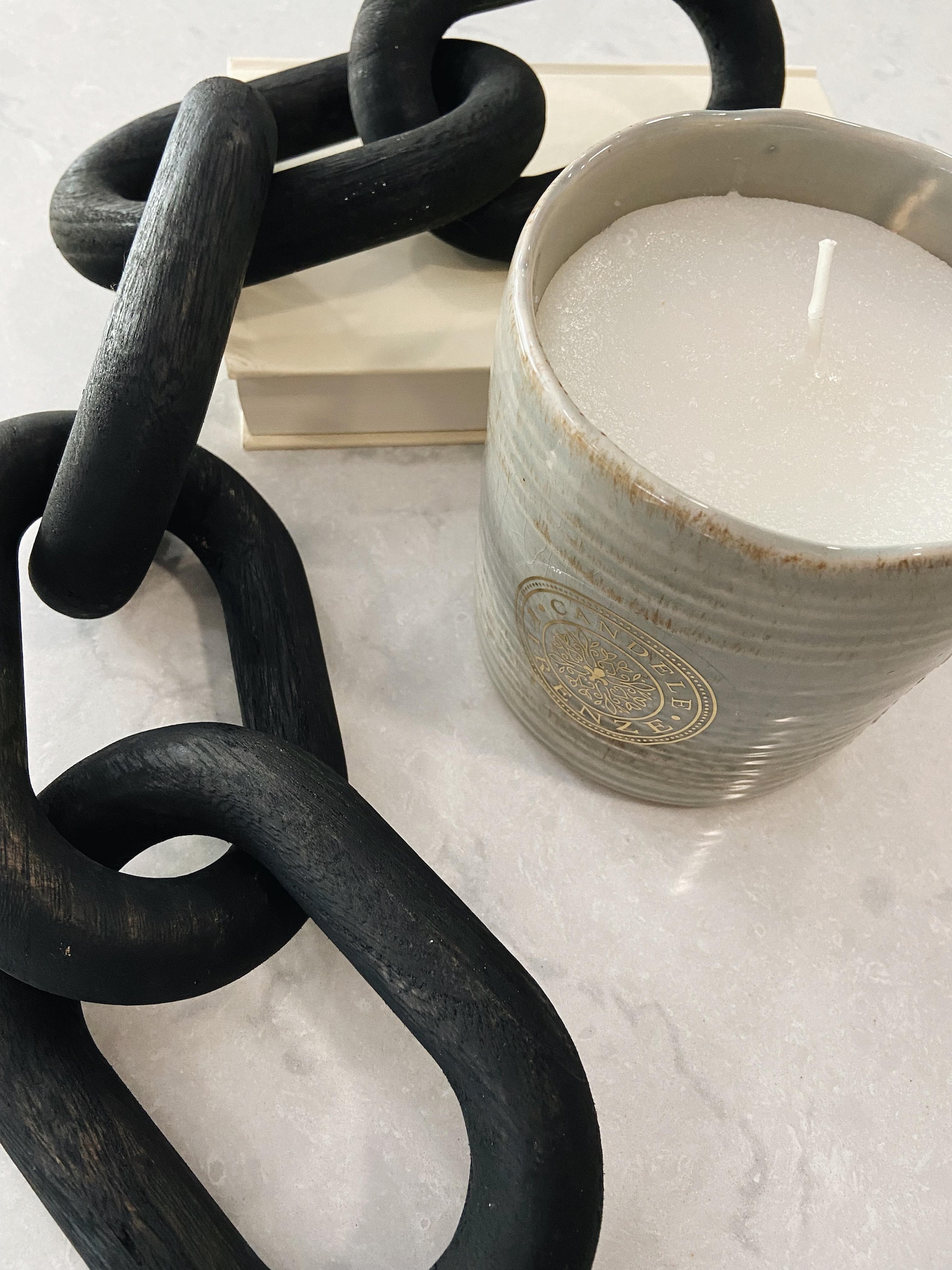 Decorative Wood Link Wood Decor Wood Chain Link Tabletop - Etsy