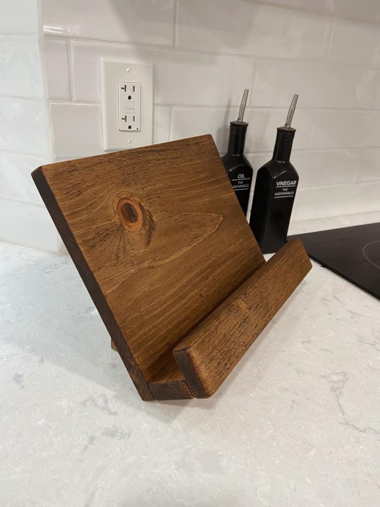 Wooden Cookbook Stand, Recipe Stand, Cookbook Holder, Recipe Holder ...