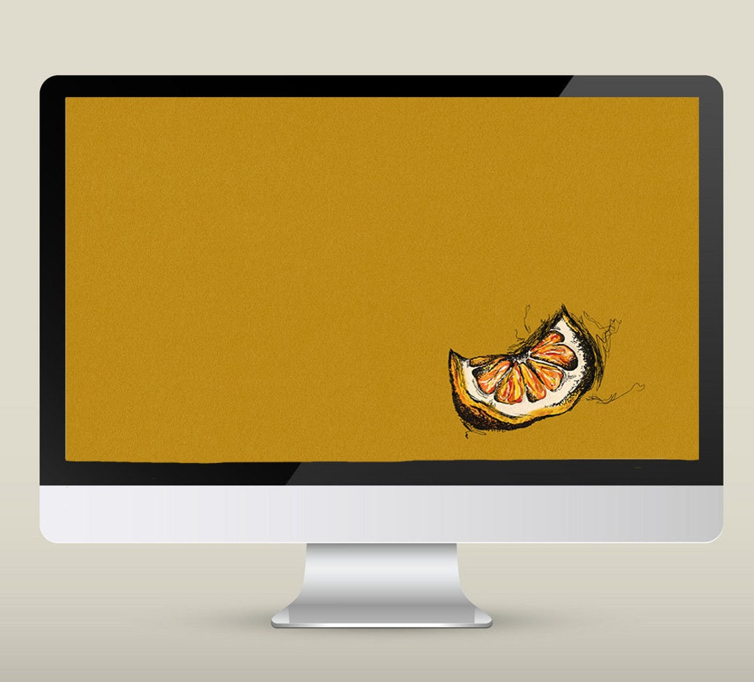 Tangerine Laptop Wallpaper Orange Desktop Background Laptop Background ...