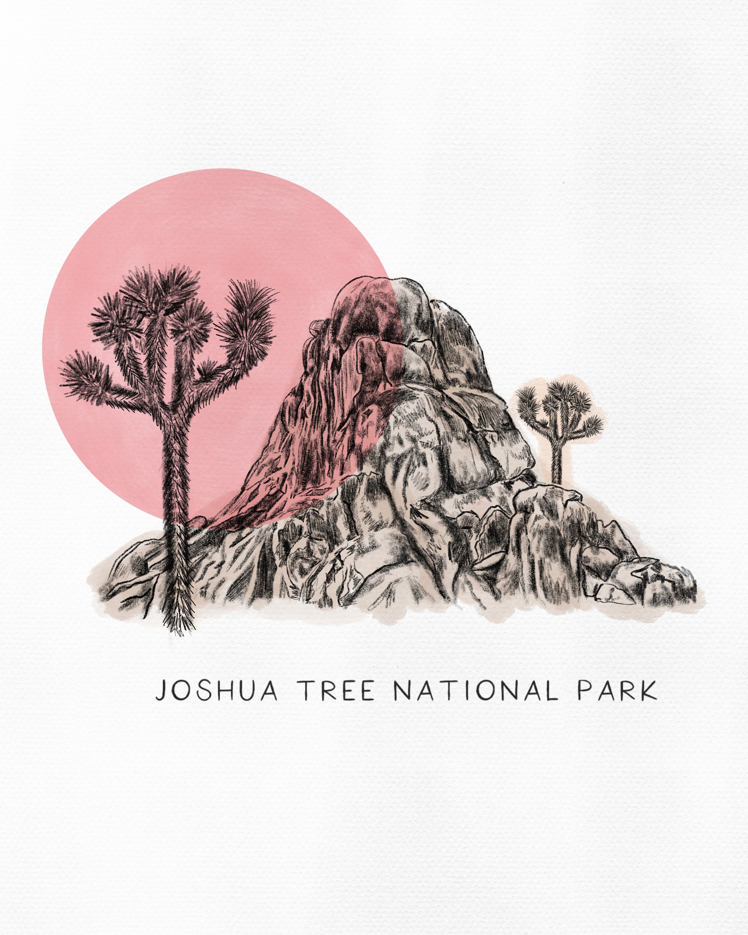Joshua Tree National Park Poster Joshua Tree National Park | Etsy