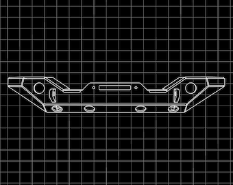 Jeep Yj Bumper Dxf - Etsy