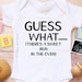 Funny Pregnancy Announcement, Guess What Dad, Pregnancy Reveal to ...
