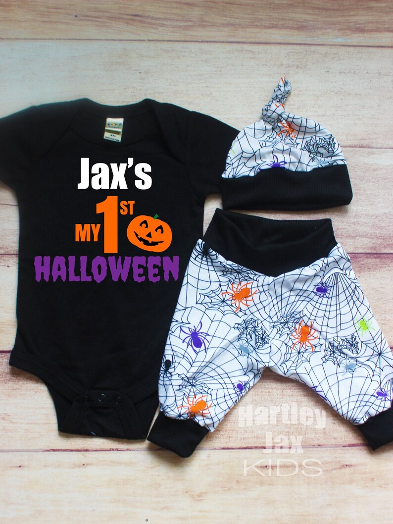 My 1st Halloween Personalized First Halloween Costume Trick - Etsy