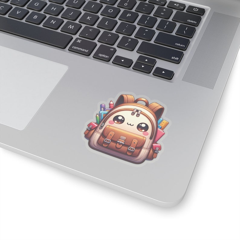 Kawaii Backpack Sticker – Cute Laptop & Notebook Decor - Etsy