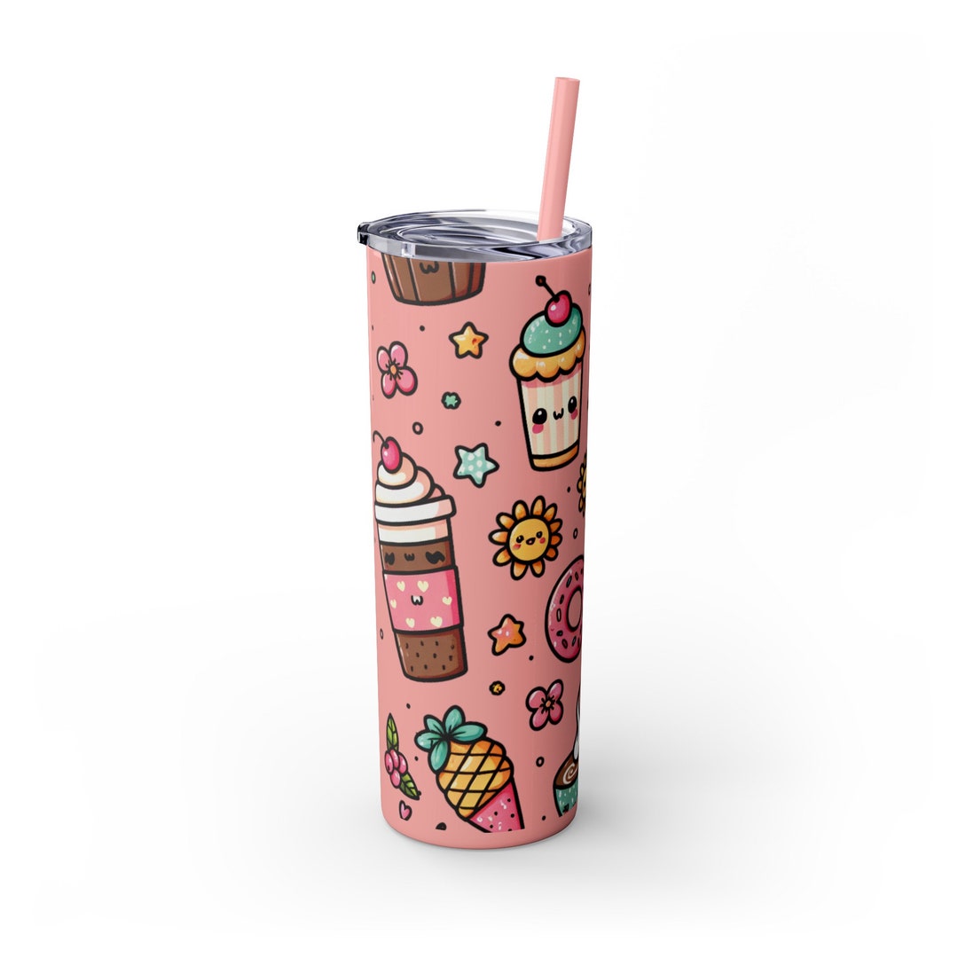 Adorable Kawaii Tumbler Cute Colorful 20oz Stainless Steel Tumbler With ...
