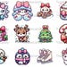 Cute Winter Clipart Bundle - Adorable Snowman Character, Snowflake ...
