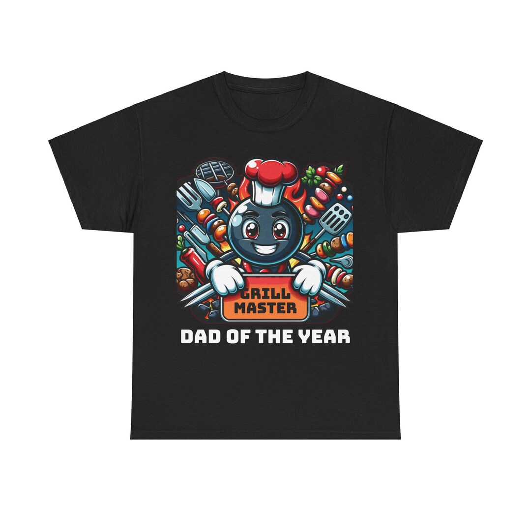 Grill Master Dad T-shirt: Father's Day BBQ Gift - Etsy