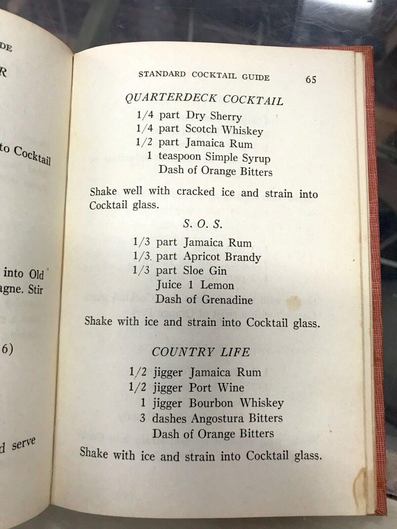 The Standard Cocktail Guide Crosby Gaige 1944 Second Printing Hardcover ...