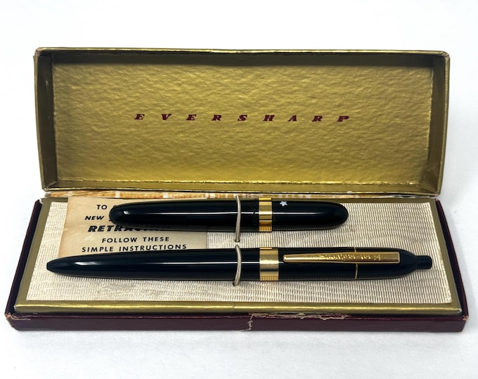 Eversharp Restored Vintage Pen Set, Pockette and Retractable Ballpoints ...