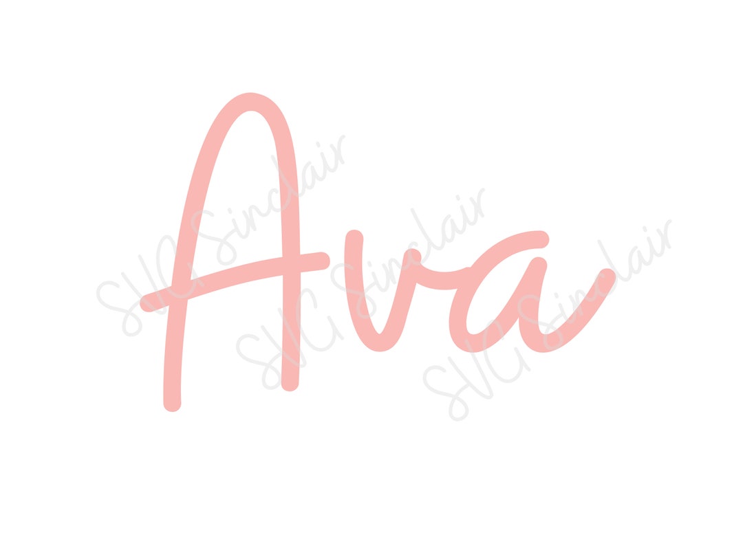 High-res PNG Ava Cricut File - Etsy