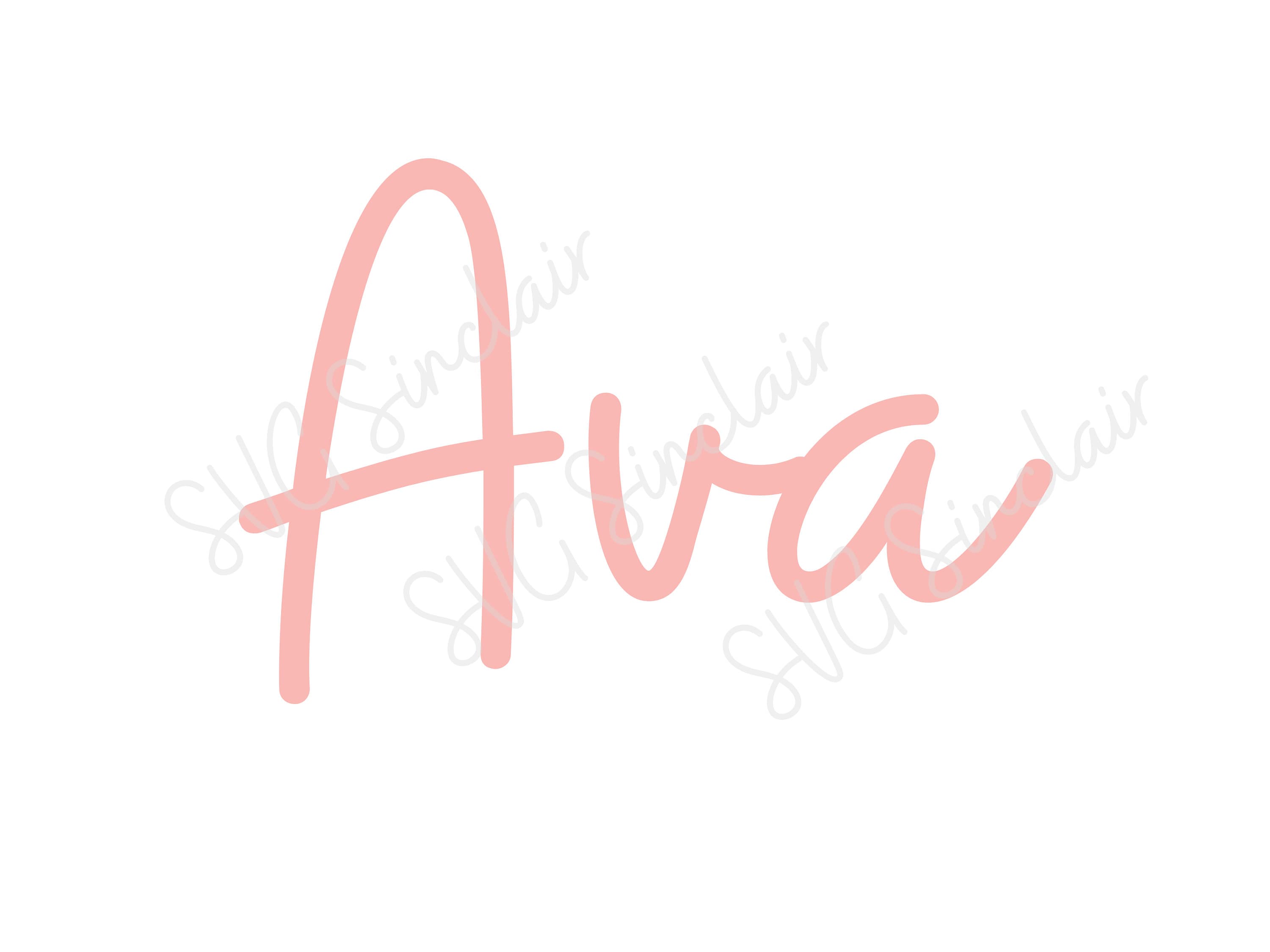 High-res PNG Ava Cricut File - Etsy