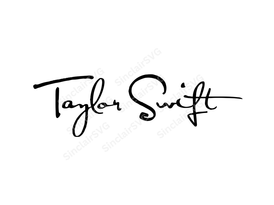 High-res PNG File Taylor Swift Debut Album Signature - Etsy