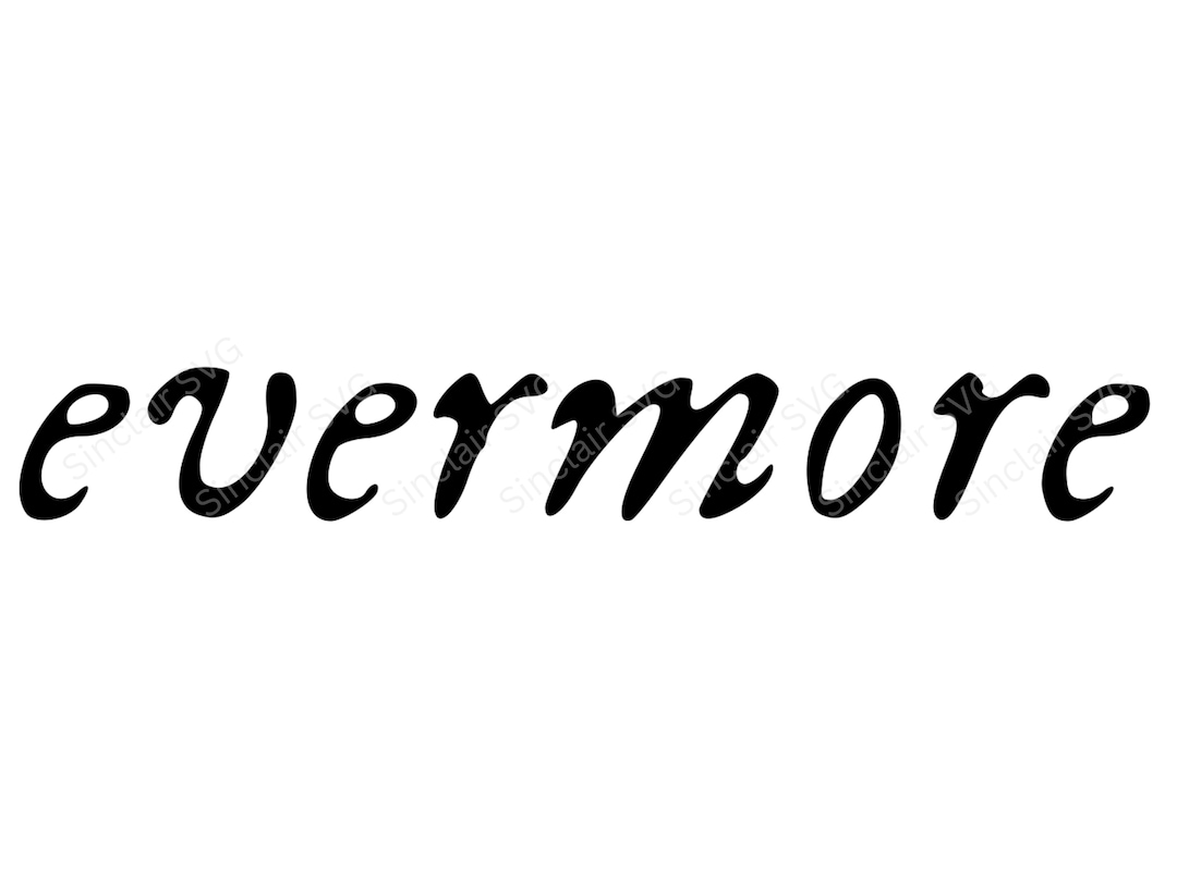 Evermore Taylor Swift High Res PNG - Etsy