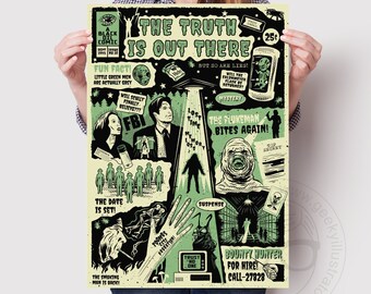 Truth is Out There Poster - Etsy