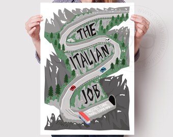 The Italian Job Poster - Etsy