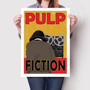 Tarantino Movie Poster Collection // Film Print Set of 6 // Retro Wall ...
