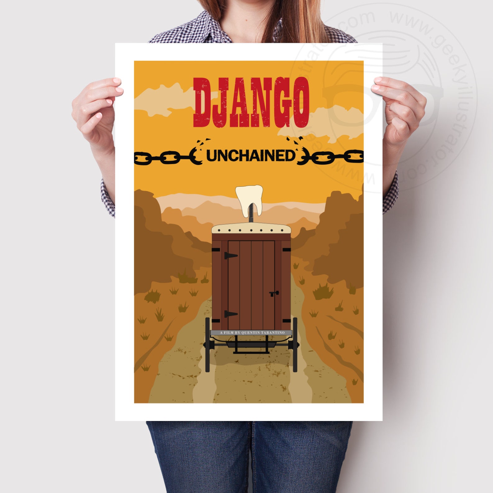 Tarantino Movie Poster Collection // Film Print Set of 6 // | Etsy