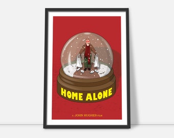 Home Alone Movie Poster Print Alternative Fan Art Re-imagined by Prints ...