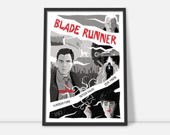 Blade Runner Pixel Art Poster - Etsy Canada