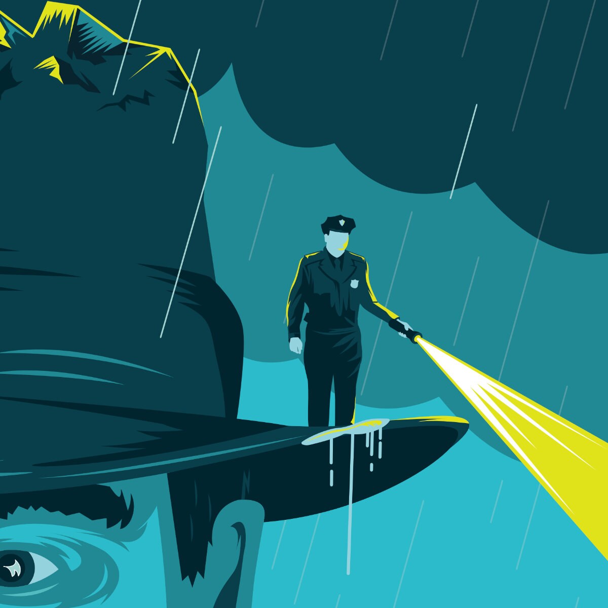 Shutter Island Movie Print - Illustrated Film Poster - Original Artwork ...