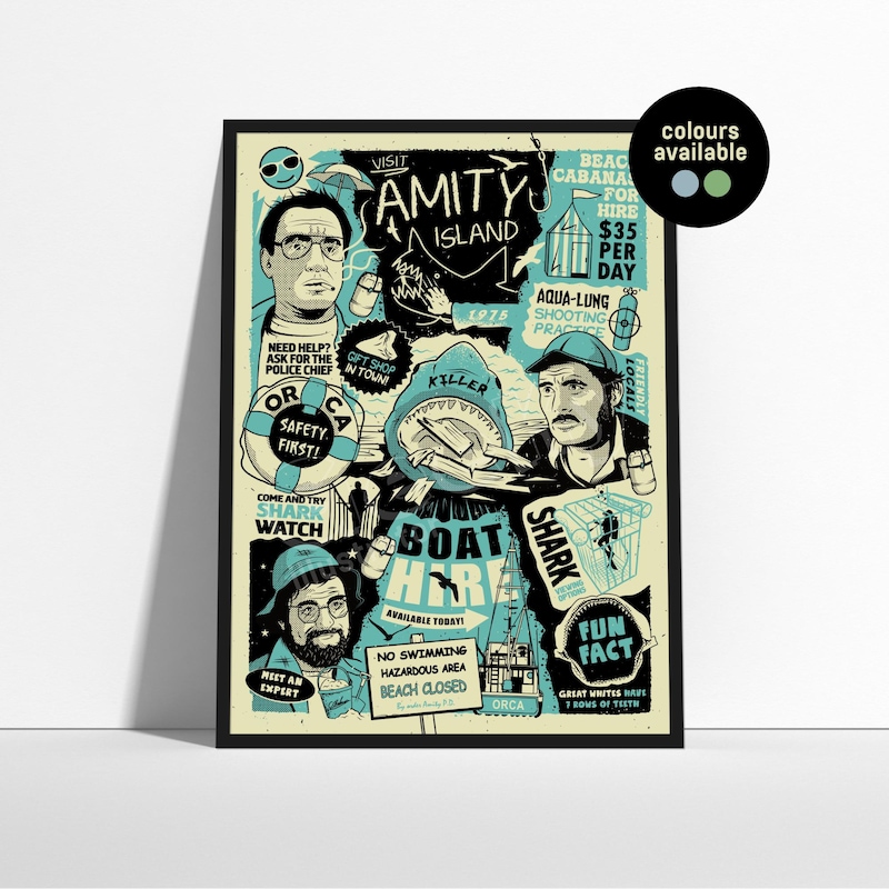 Amity Island Sign - Etsy