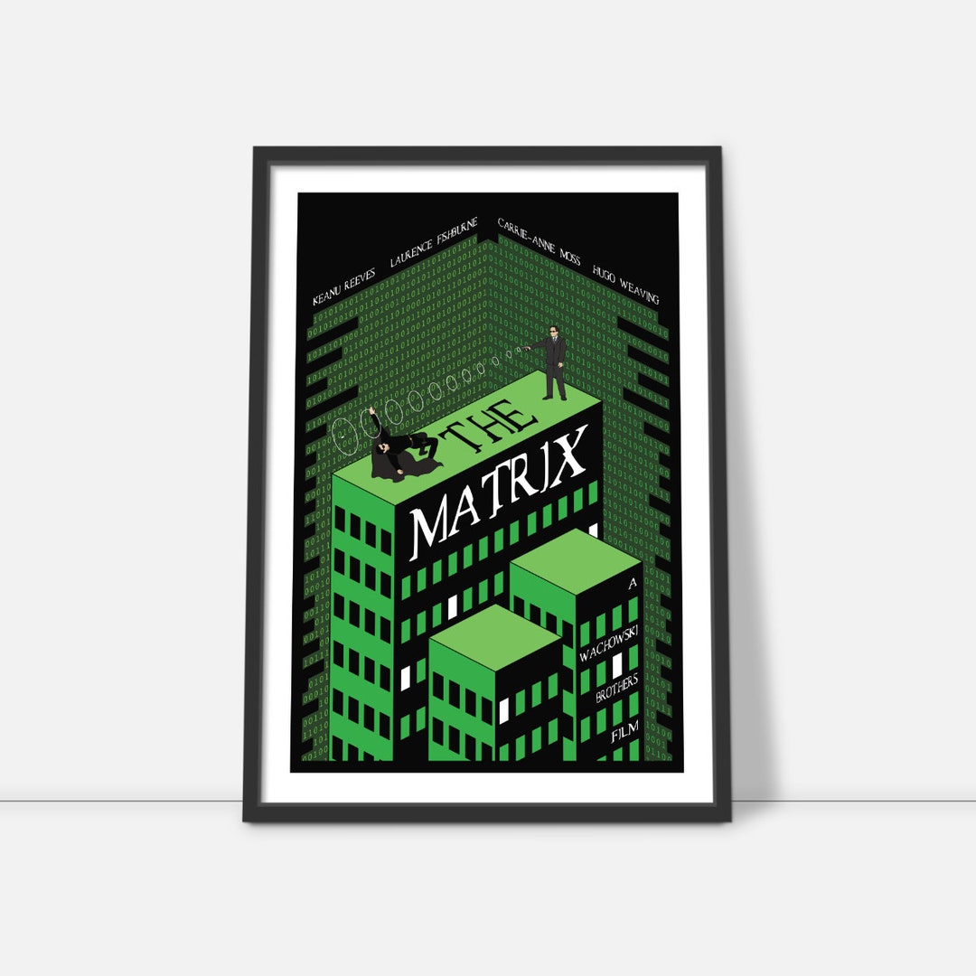 The Matrix Movie Poster - Original Artwork, Isometric Art Print ...