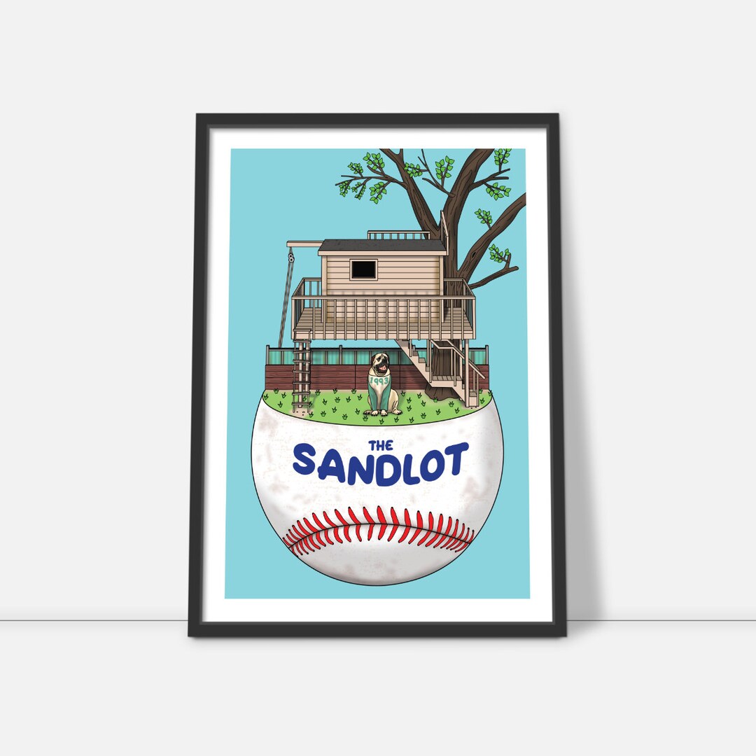 The Sandlot - Film Poster, Retro Wall Art, Minimalist Movie Print ...