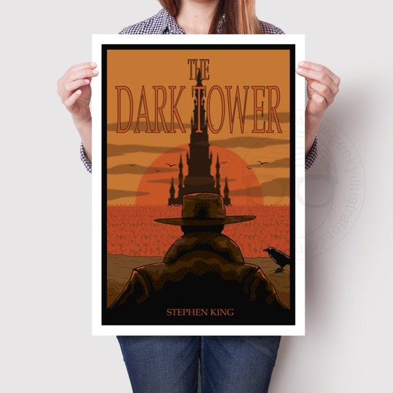 The Dark Tower Stephen King Poster Hand Illustration Fan | Etsy UK