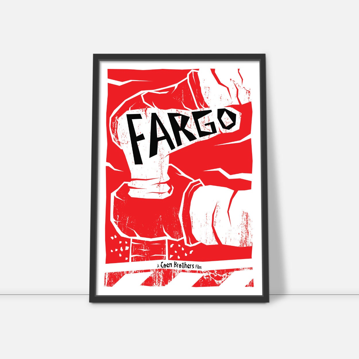 Fargo Movie Poster Film poster print Minimalist wall art | Etsy