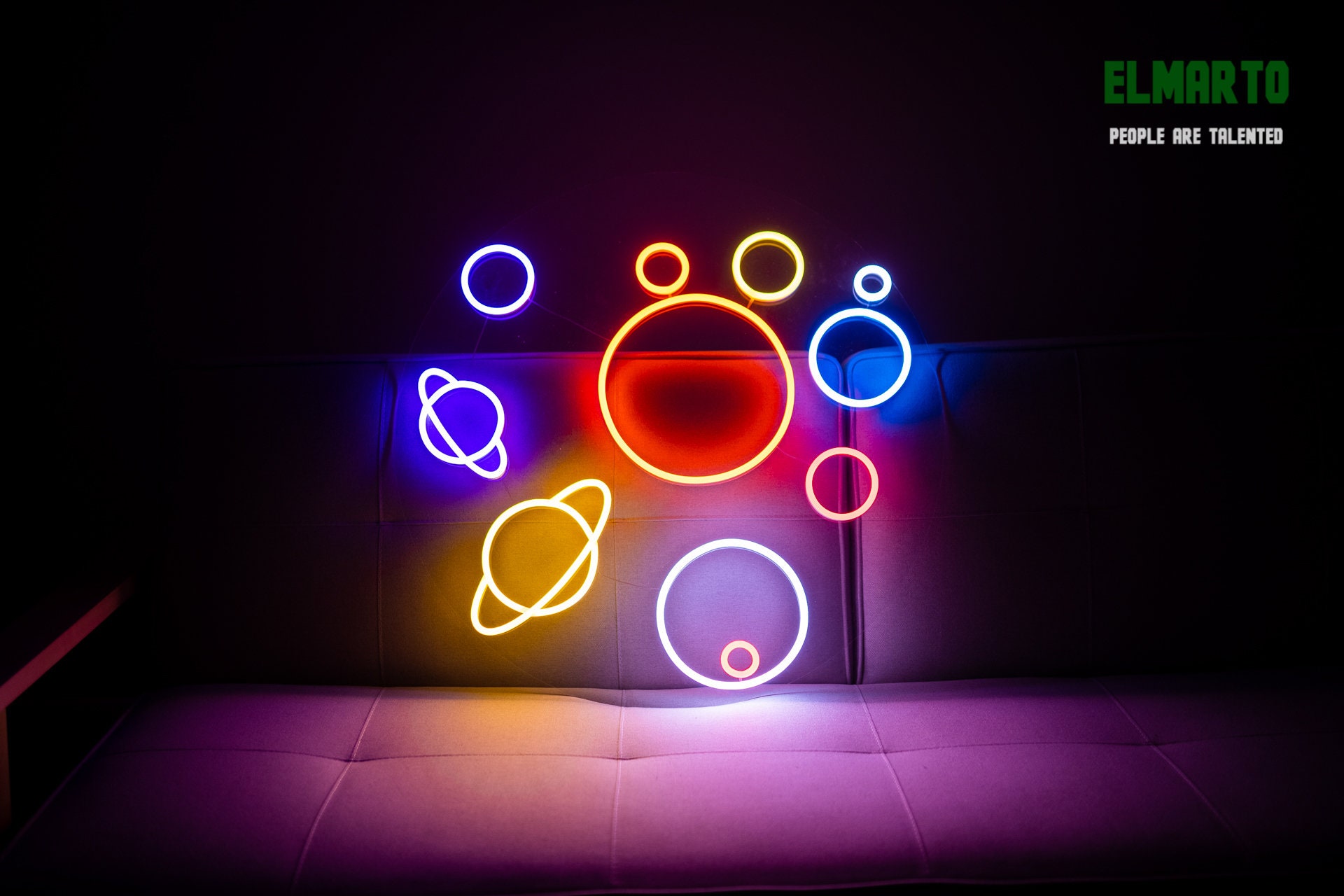 Solar System Planets neon sign | Etsy