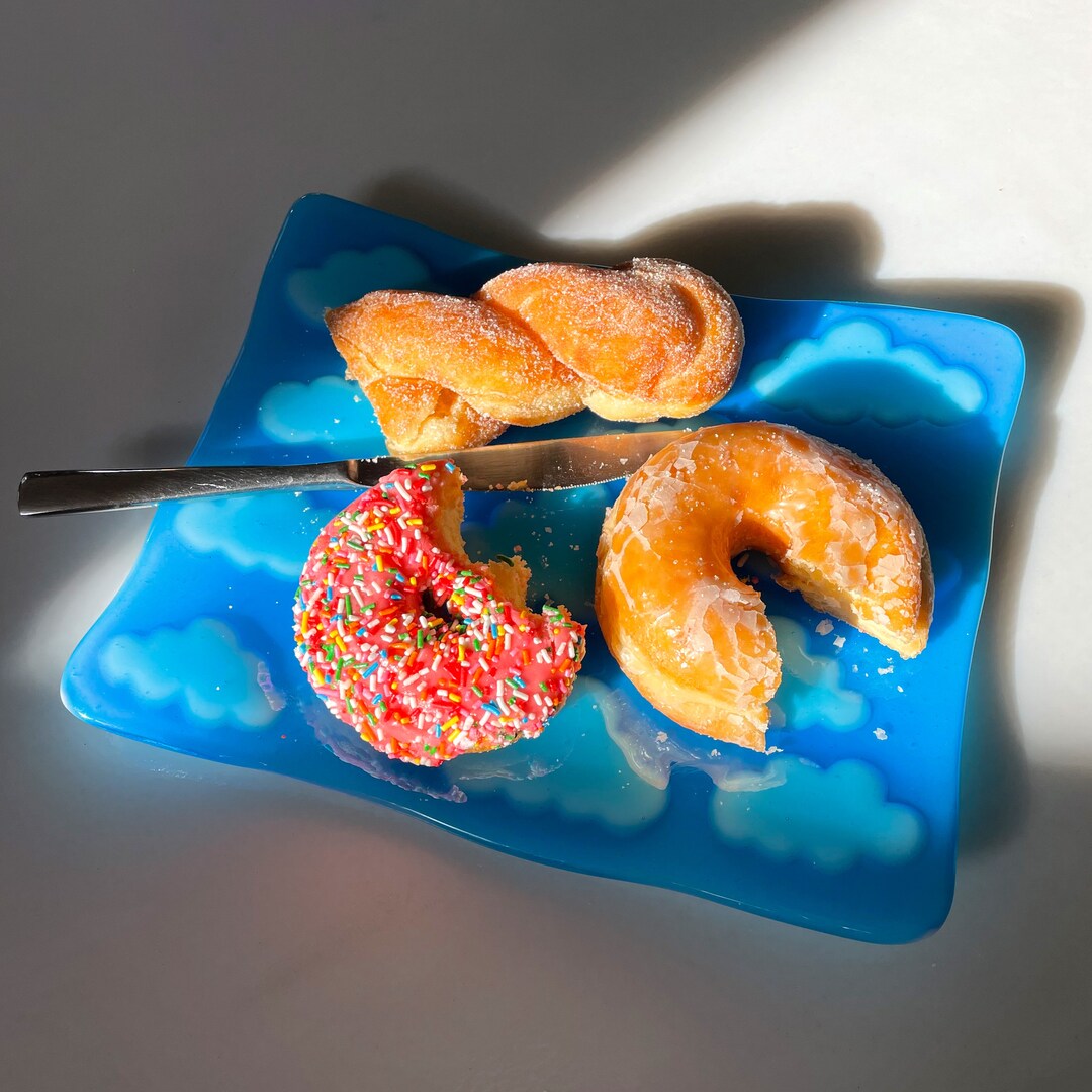 Puffy Cloud Plate - Etsy