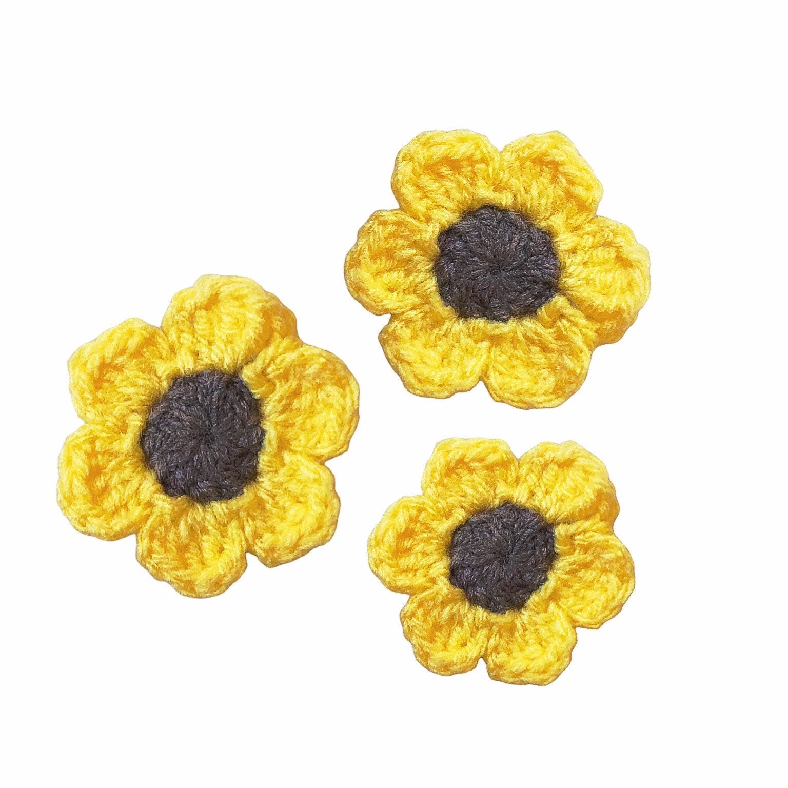 PDF Cottagecore Sunflower Appliqué Crochet Pattern Tutorial - Etsy