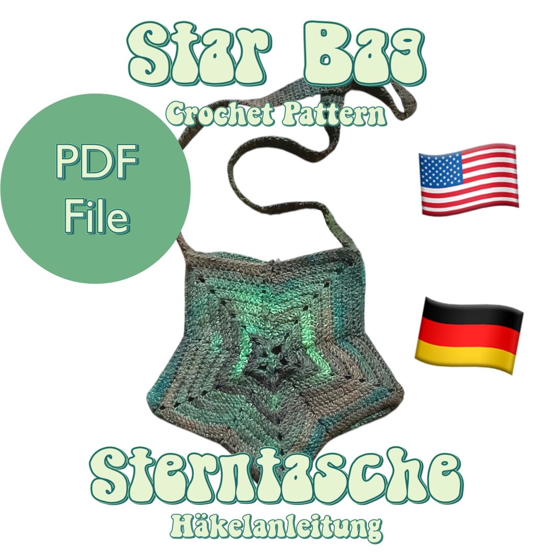 Fairy Star Bag PDF Crochet Pattern | Fairycore Crochet | ENGLISH ...