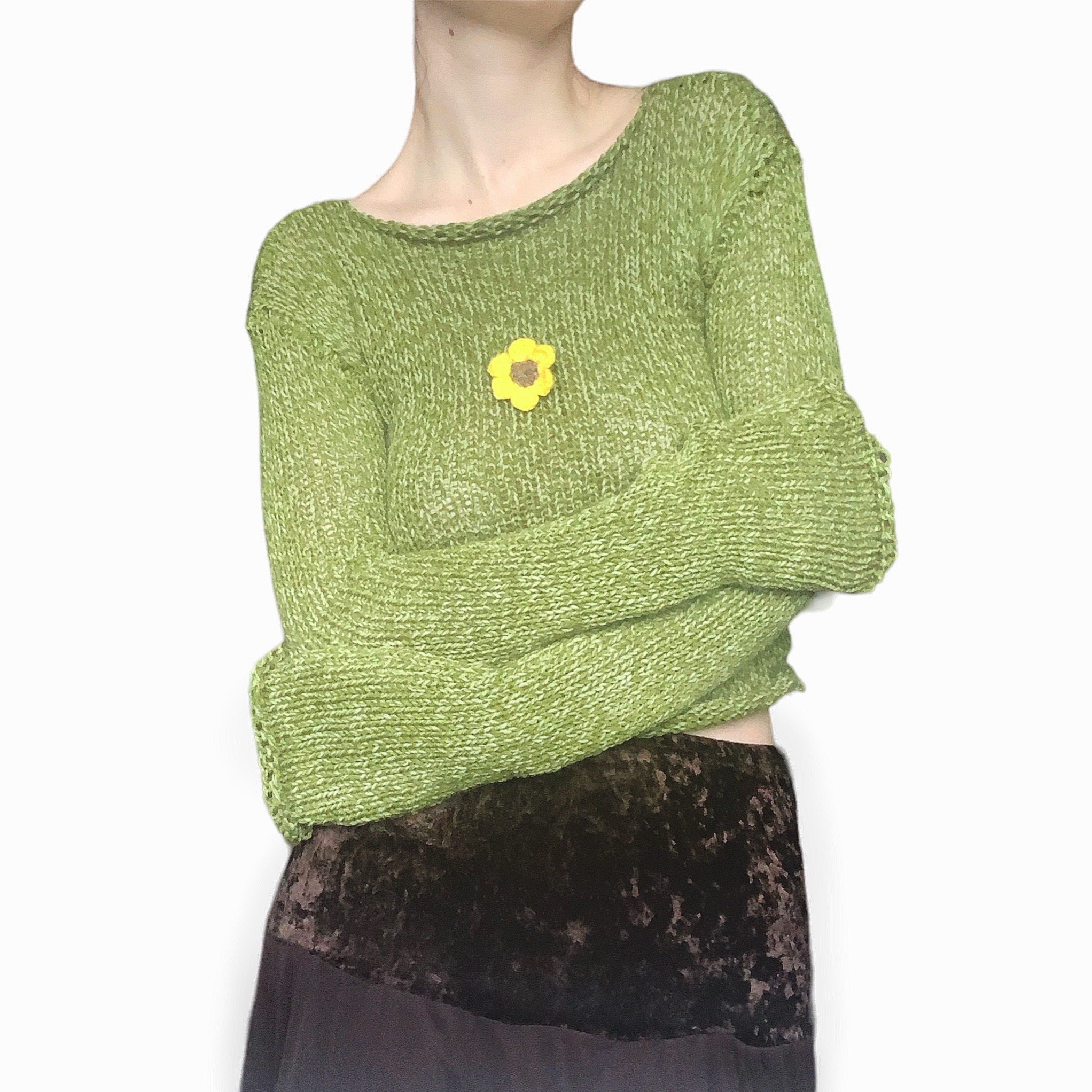 Vintage Inspired Fairycore Knit Jumper - Etsy
